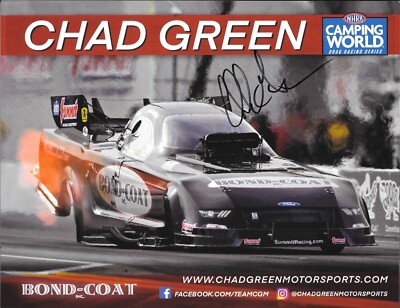 Chad Green NHRA Autographed 2022 Hero Card Funny Car | eBay