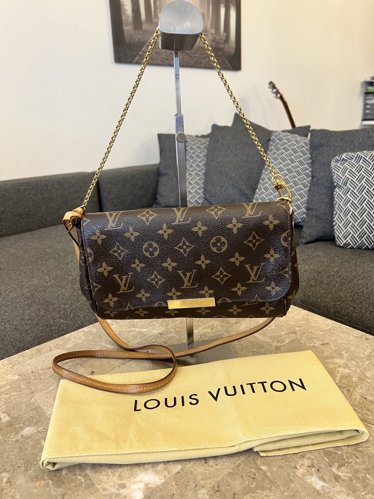 Auth Louis Vuitton Monogram Favorite MM Crossbody Bag GHW SALE | eBay
