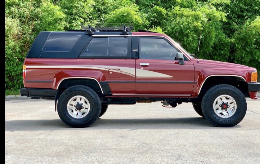 VINTAGE RETRO STYLE VINYL DECALS GRAPHICS FIT 89 Toyota 4 Runner Sr5 2 ...