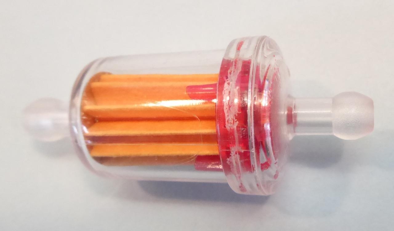 Ducati BMW Triumph generic gas in line plastic fuel filter for 6mm hose ...