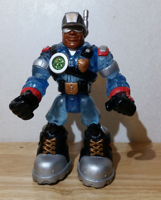 VINTAGE 2001 JAKE JUSTICE 6in. RESCUE HEROES VOICE TECH w/ELECTRONICS ...