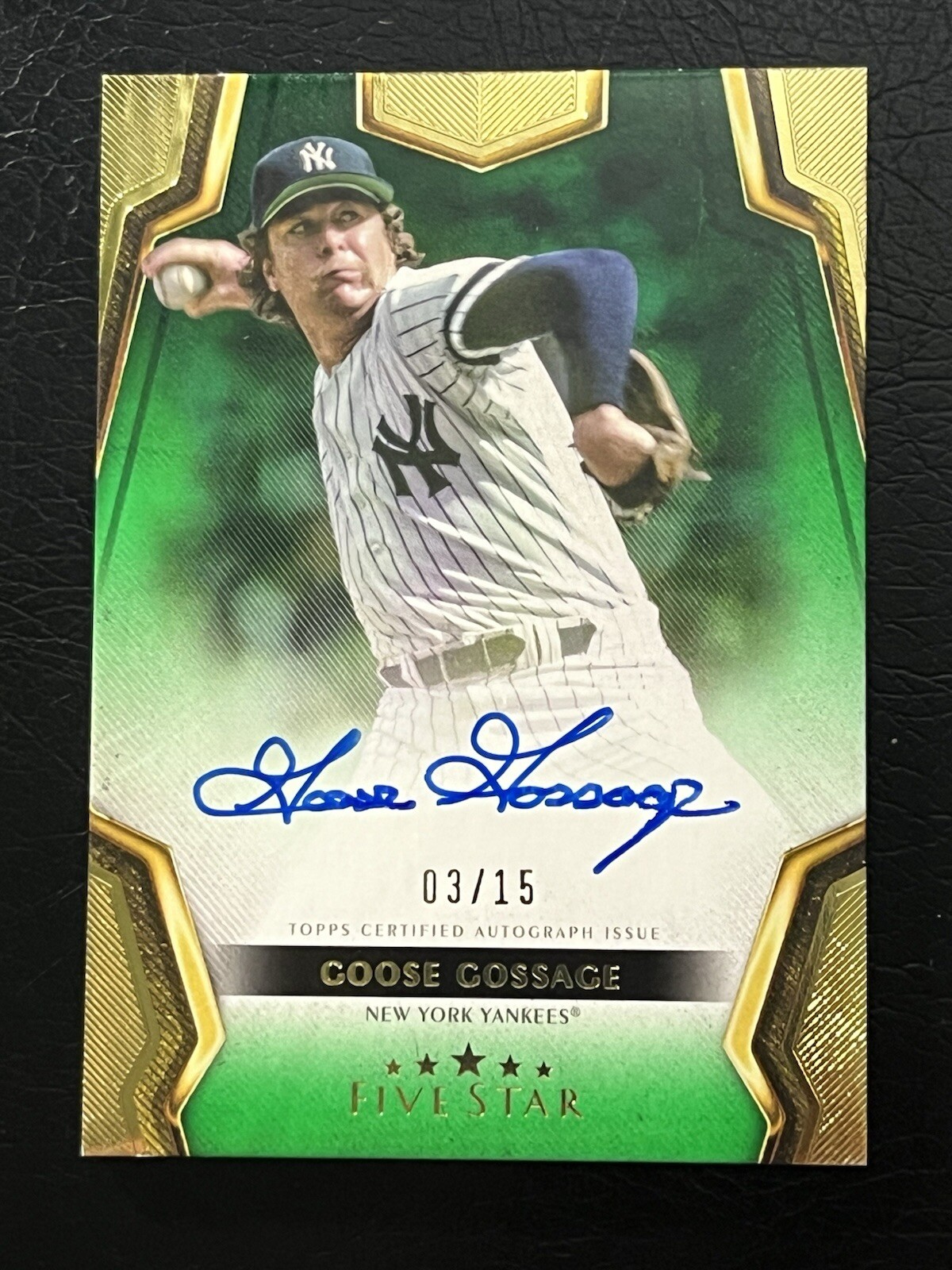 Goose Gossage 2024 Topps Five Star #FSA-GG Green /15 Price Guide ...