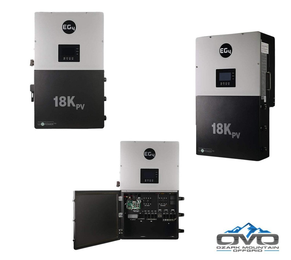 25KW Complete Offgrid Solar Kit + EG4 18kPV + 2x 32KW OMO 48V Freedom Series Lit | eBay