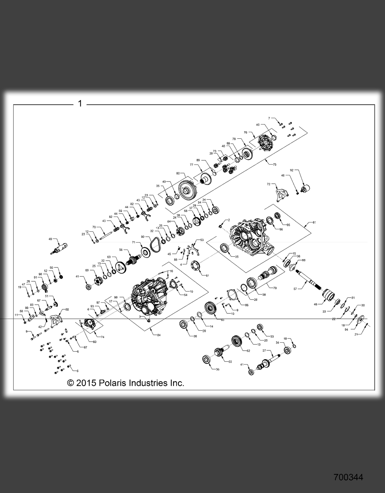 Polaris 2016 Ranger Gearcase DSL 1333466 OEM for sale online | eBay