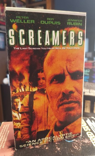 SCREAMERS VHS Peter WellerJennifer Rubin 1996 Horror Scifi Philip K ...