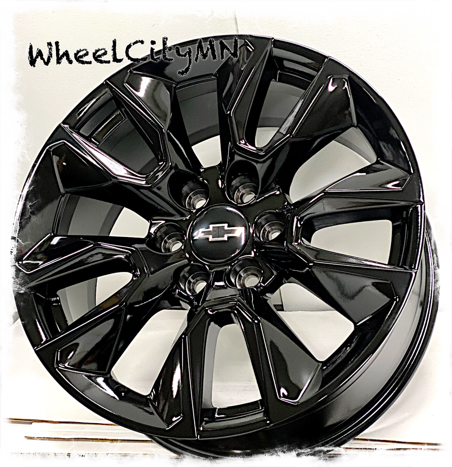 20" black 2020 Chevy Silverado RST OE replica fits 2021 Tahoe Suburban ...