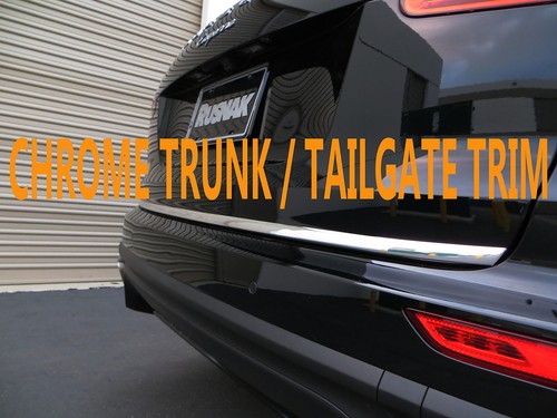 CHROME TAILGATE TRUNK TRIM MOLDING ACCENT KIT JAG01 | eBay