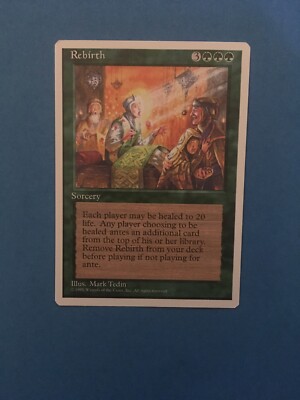 Magic The Gathering MTG - Fourth Edition - Rebirth | eBay