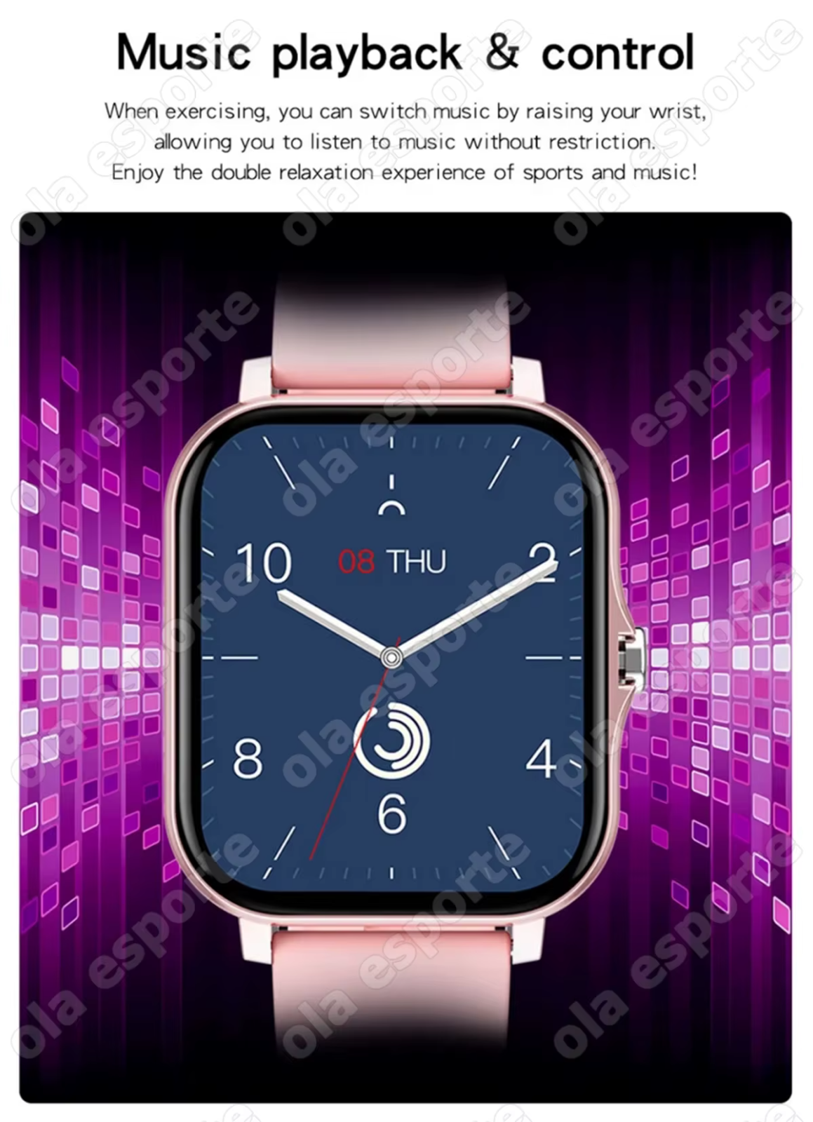 Rose Inexpensive Smartwatch Men Women Dual Band / YC1130 | eBay