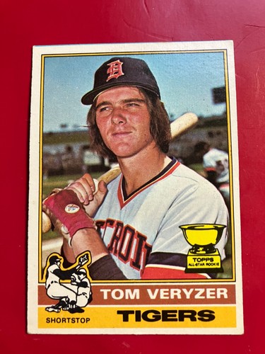 1976 Topps Tom Veryzer Detroit Tigers #432 Gold Cup | eBay