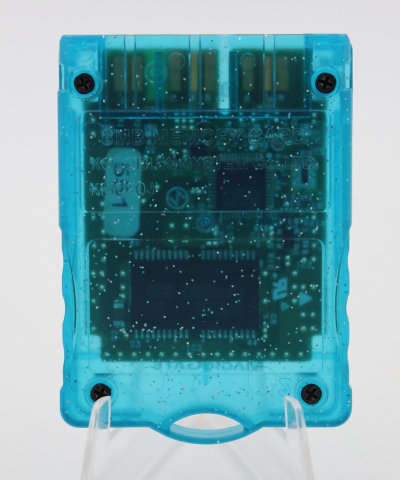 Sony Playstation 2 PS2 MagicGate 8MB Memory Card Sparkling Blue OEM ...