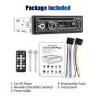 ESSGOO Single 1 DIN Car Stereo CD/DVD Player Audio FM Bluetooth TF SD ...
