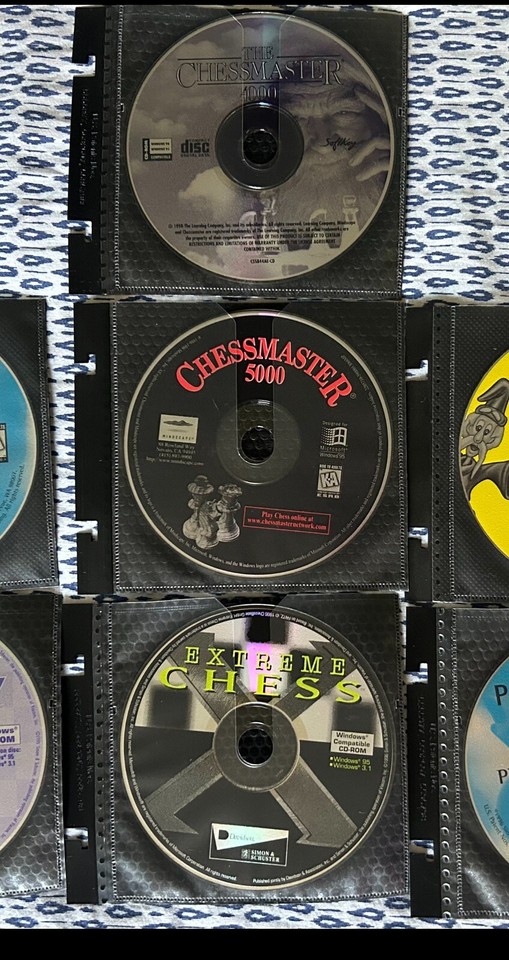 Vintage Microsoft Power Chess Mates Extreme Chess 98 PC CD-ROM 1996 7 ...