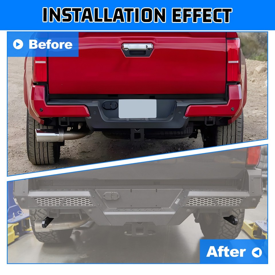 For 2024-2025 Toyota Tacoma 2PCS Rear Tow Hook Mounting Shackles ...