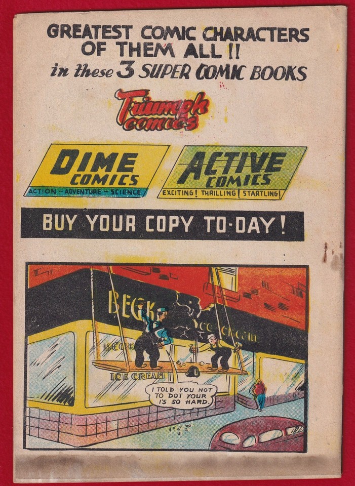 Jetman Comics #2 Bell Features 1946 Canadian White Chesler Punch #16 ...