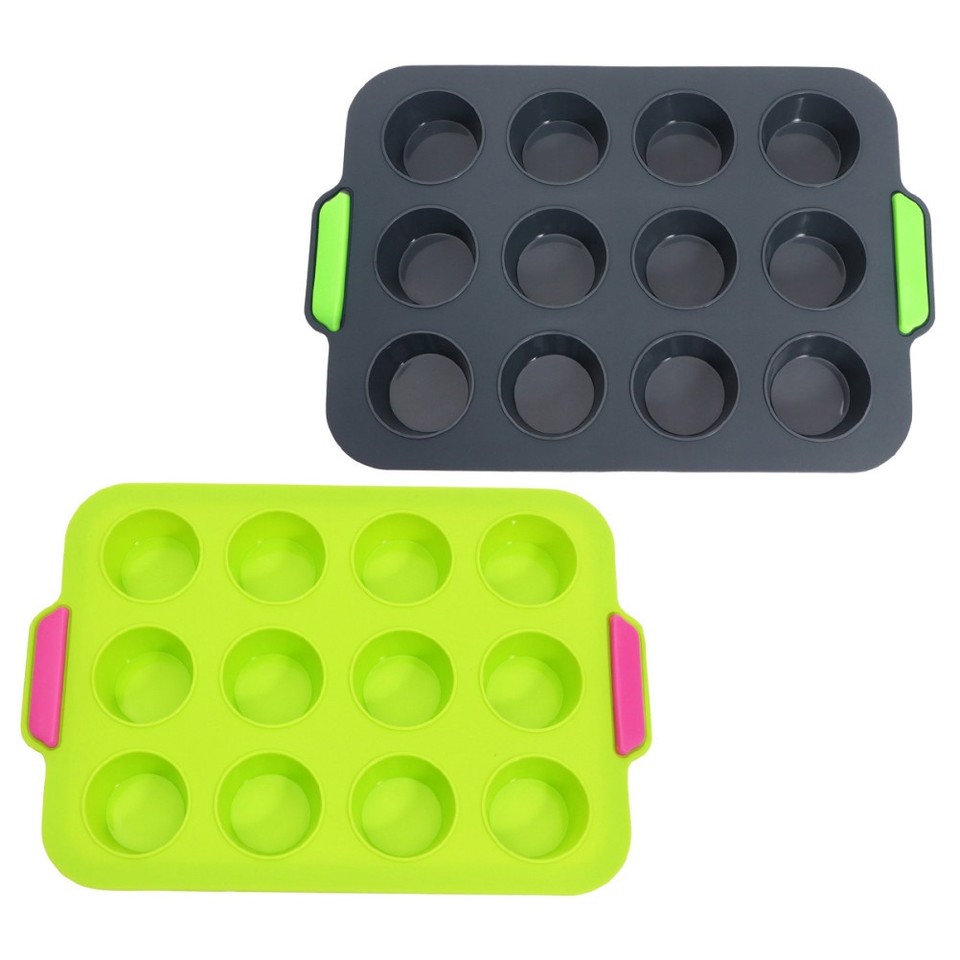 Silicone Muffin Cup Cake Mold Cupcake Pan Mini Kitchen Baking Tool ...