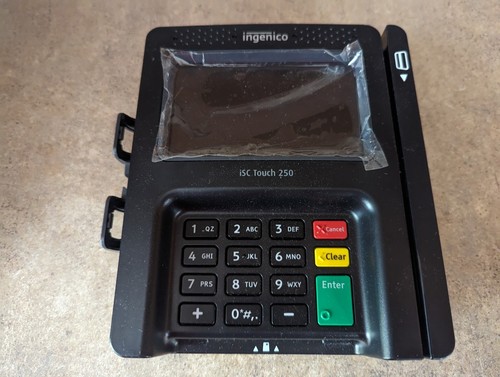 INGENICO ISC TOUCH 250 PAYMENT TERMINAL CREDIT CARD MACHINE DRB1-8 | eBay