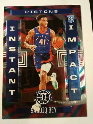 2020-21 Illusions Instant Impact Saddiq Bey RC #11 | eBay