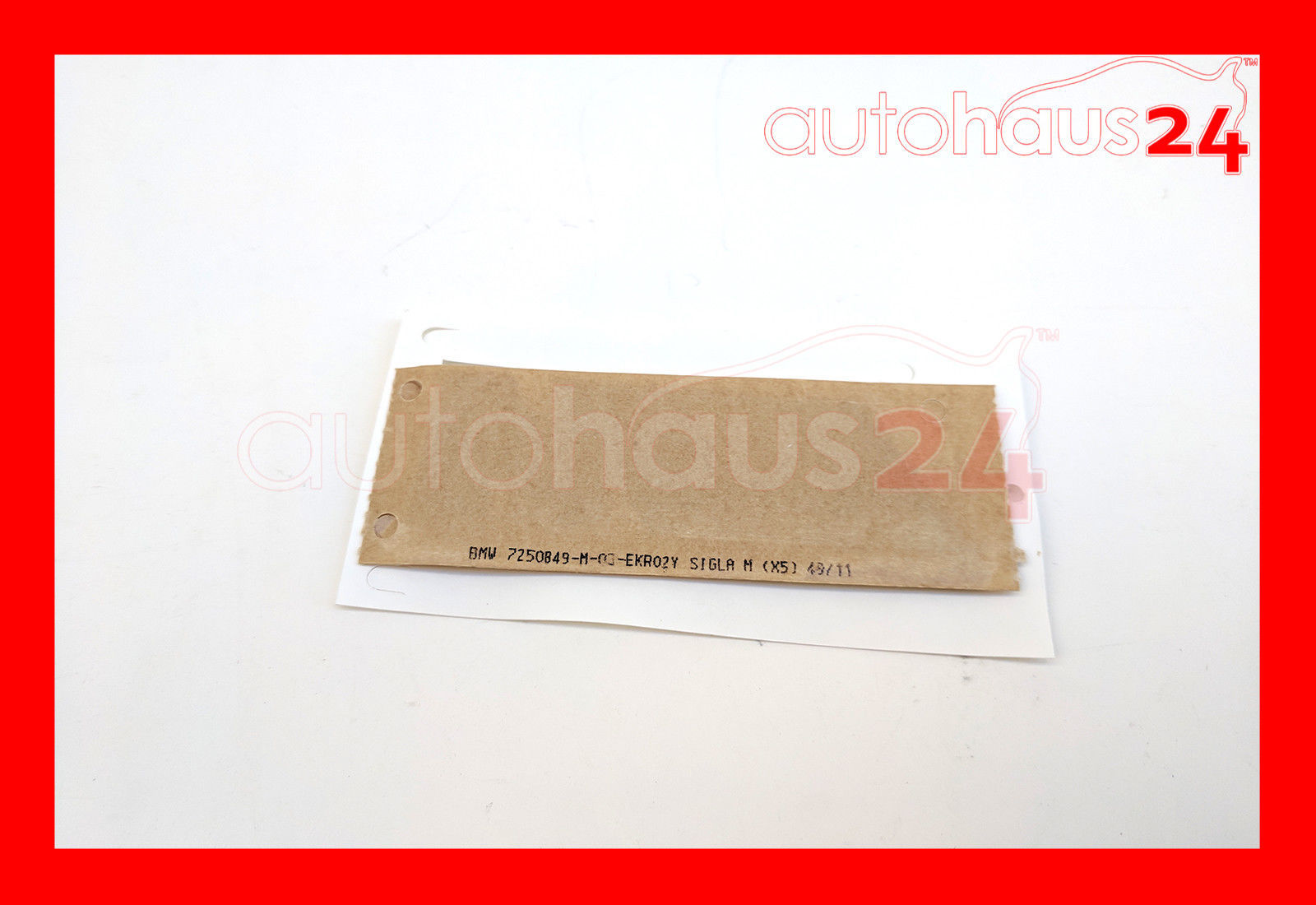 2010-2013 BMW E70 X5 M Rear Trunk Emblem M Lettering Decal GENUINE OEM ...