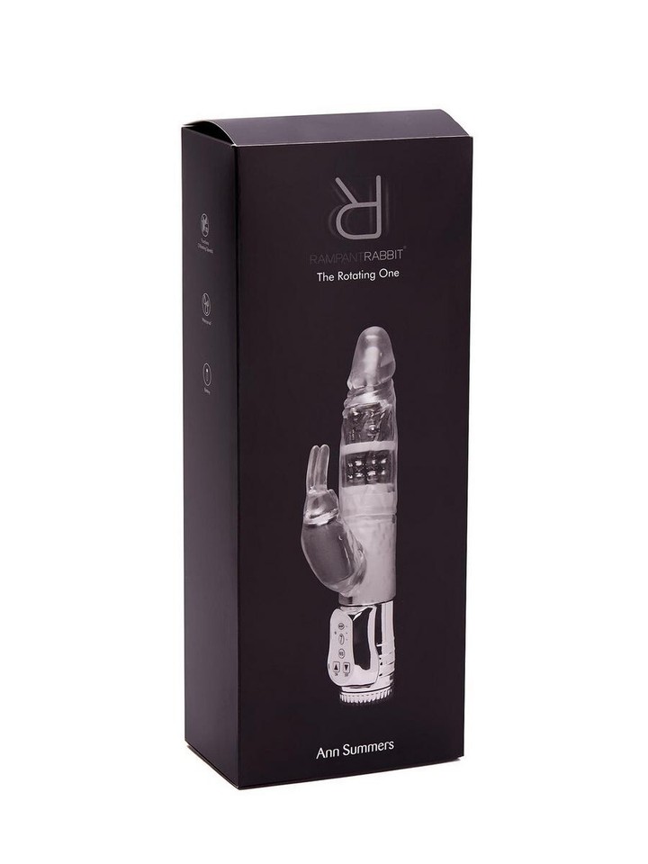 Ann Summers Rampant Rabbit Platinum Rotating One Vibrator Beaded Sex ...