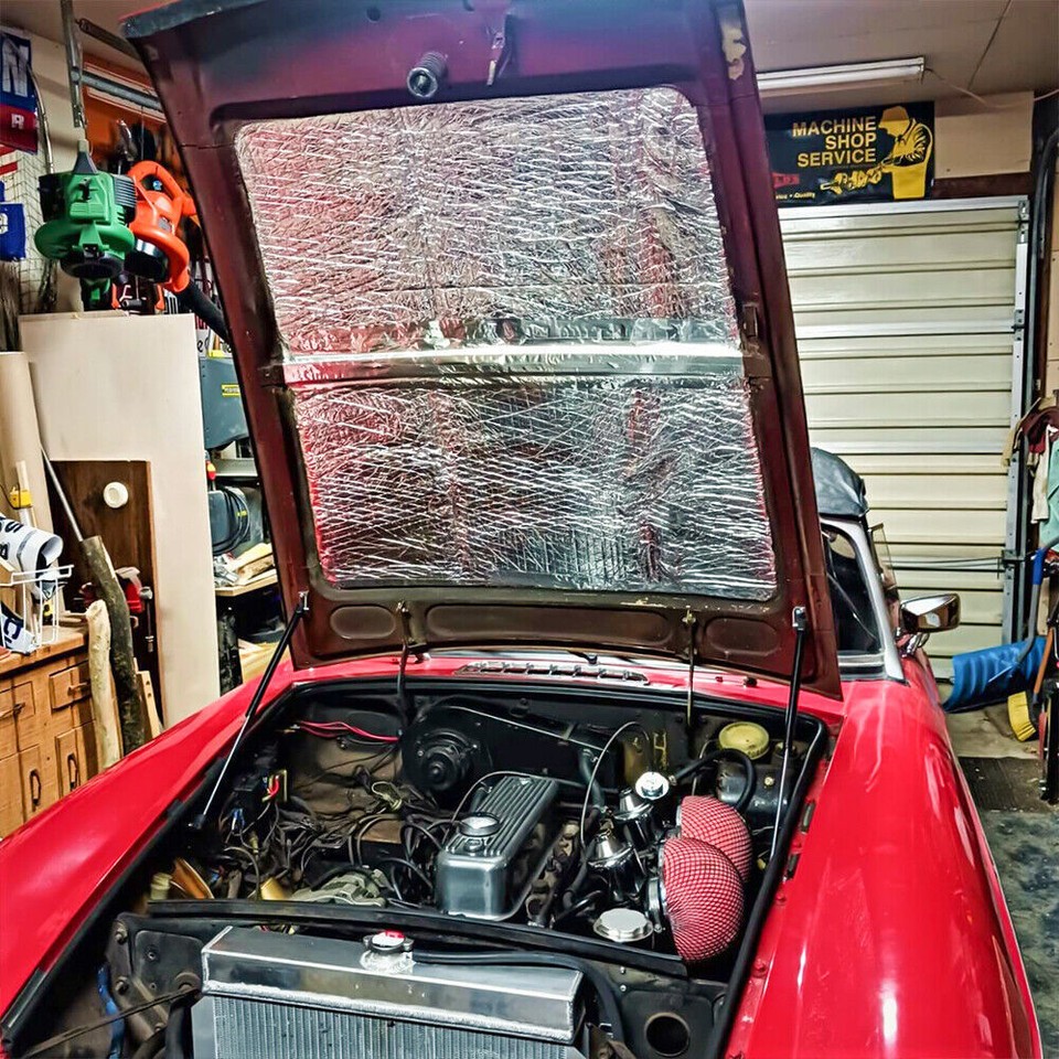 Sound Deadener Car Hood Engine Firewall Block Heat Shield Noise ...