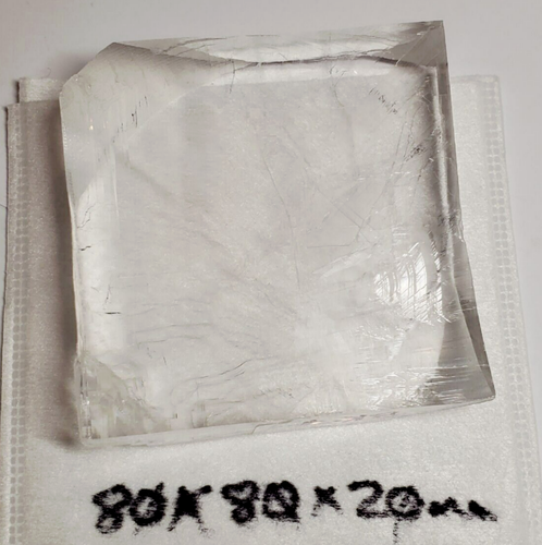 Raw Unpolished BK-7 Crystal Substrate Specimen N-BK7 Optics Grade ...