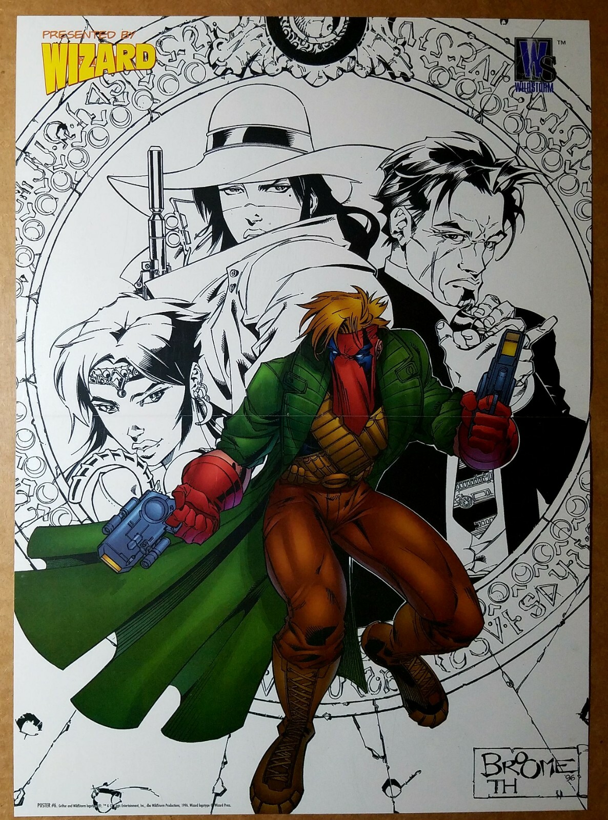 Wildcats Grifter WildStorm Comics Poster by Mat Broome | eBay