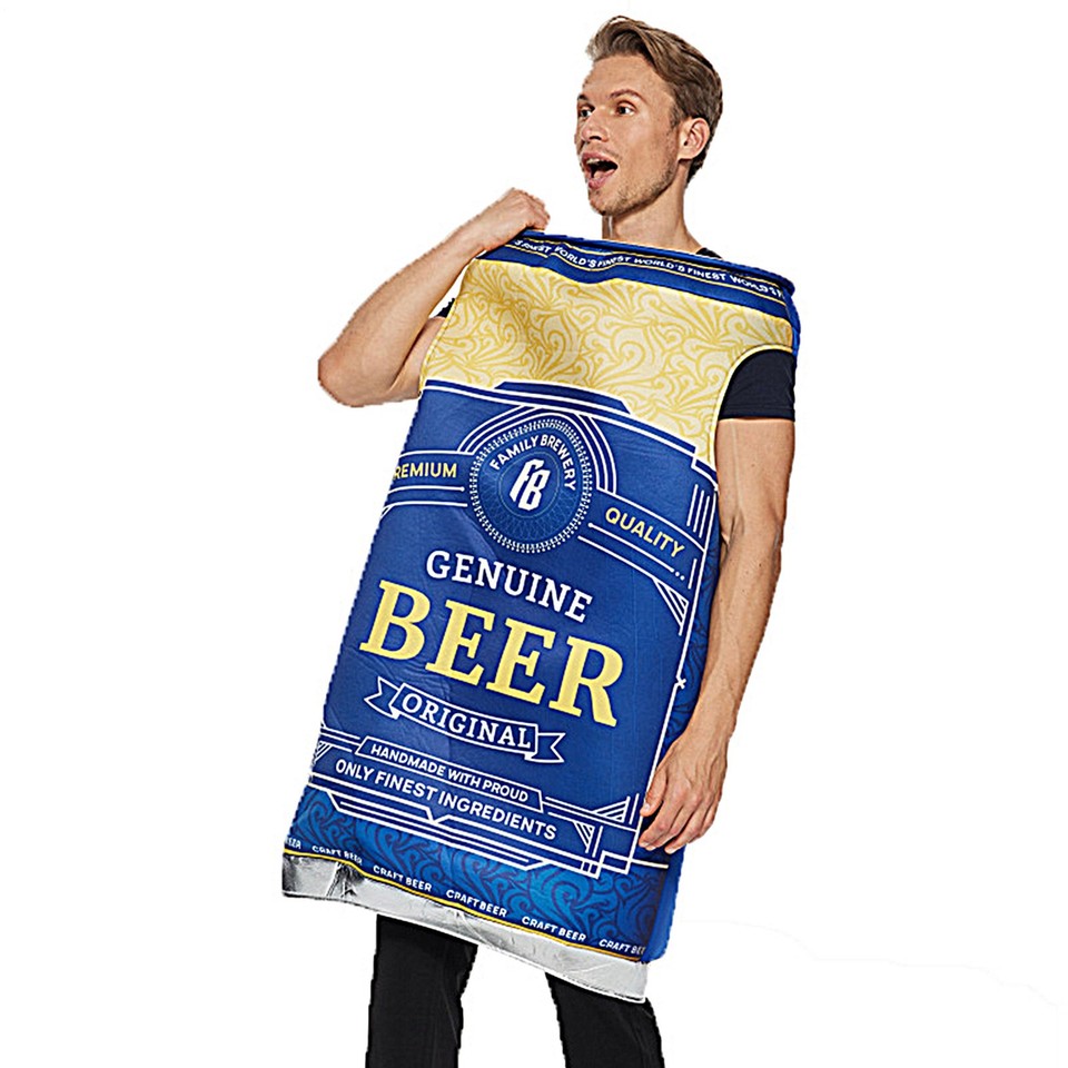 Beer Can Costume Novelty Festival Oktoberfest Stag Do Hens Party Bucks ...