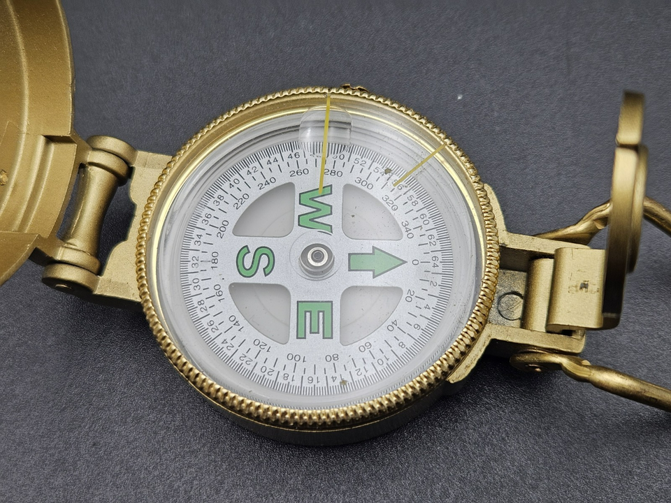 Engineer Directional Compass - Metal Lensatic Analog Compass - Hiking ...