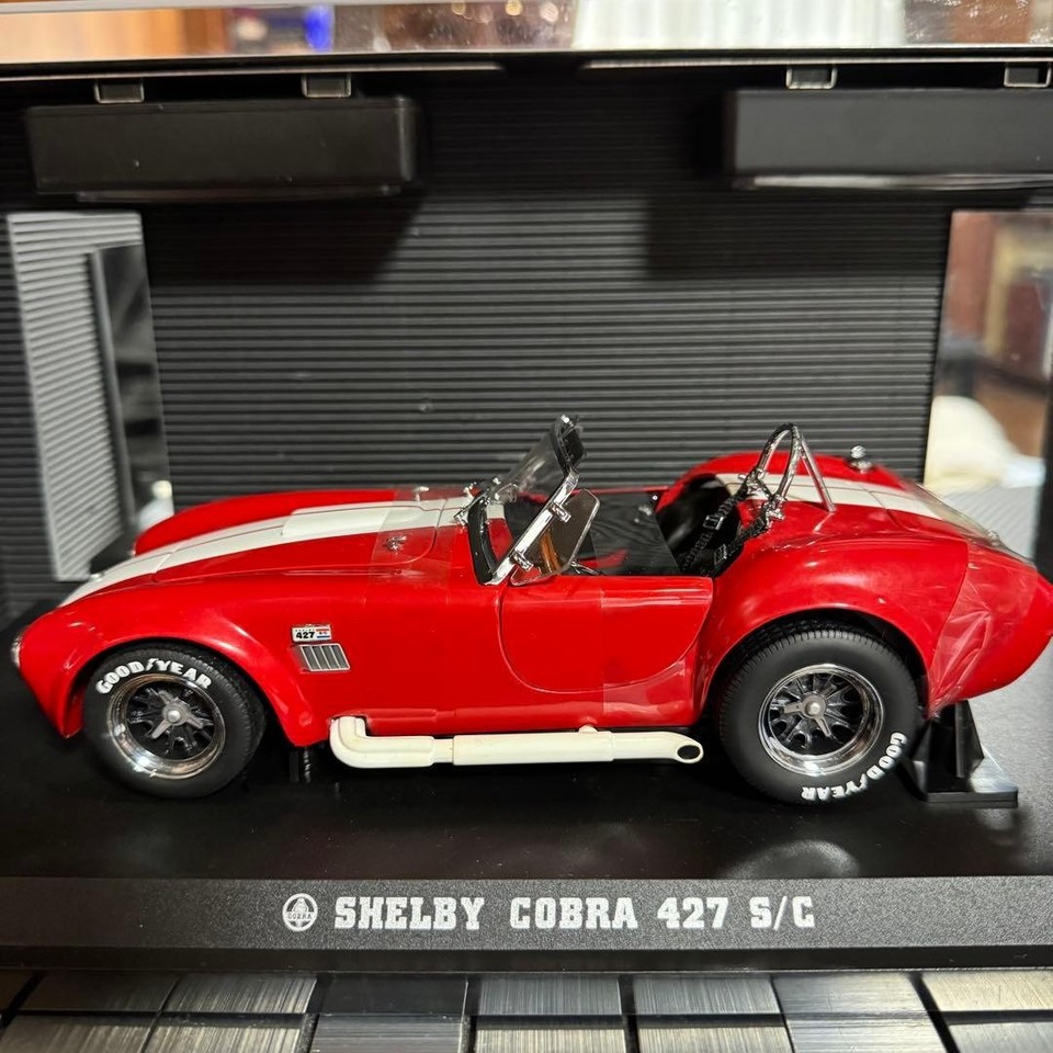 Kyosho 1/18 Shelby Cobra 427 S/C Racing Red Diecast Model Car Premium ...