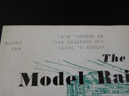 Model Railroader Magazine 1935 March HO gauge cowcatcher | eBay