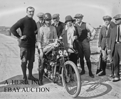 JAP 250cc motorcycle Bert Le Vack 1924 French Grand Prix at Montlhery ...
