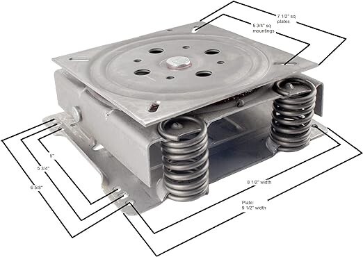 #902SR - 8.25" Swivel Rocker Plate Mechanism (HEAVY-DUTY) 300+ LBS ...