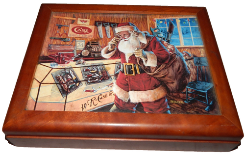 Case & Sons Tested XX Wood Knife Box Genuine Case Collectible Set | eBay