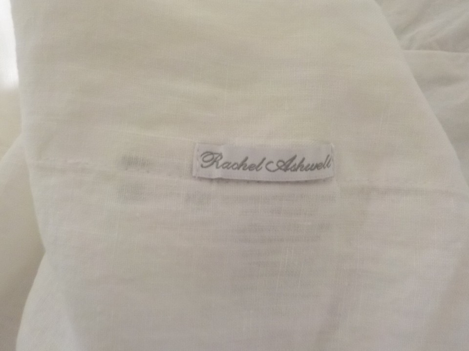 Rachel Ashwell Couture CLUNY LACE WHITE Euro Sham Shabby Chic NWOT | eBay