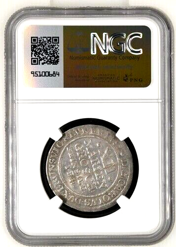 1755 IBH German States Brunswick Wolfenbuttel Wildman 1/3 Taler, 12 MG ...