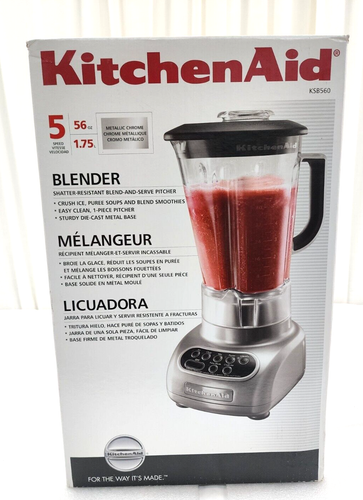 KitchenAid KSB560 5-Speed Blenders with Polycarbonate Jars, 56oz ...