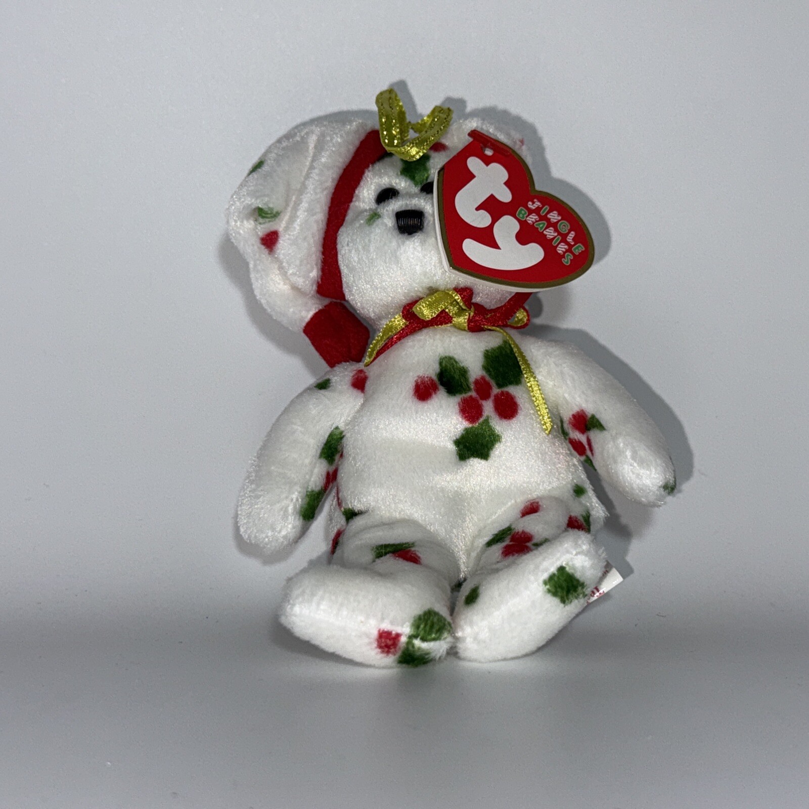 Ty Jingle Beanie Baby - 1998 HOLIDAY TEDDY the Bear 5" MWMTs Ornament ...