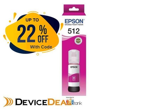 Epson T512 EcoTank Magenta Ink Bottle | eBay