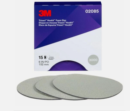3M 02087 02085 30662 Trizact Hookit Foam Sanding Disc/ Round Pad ...