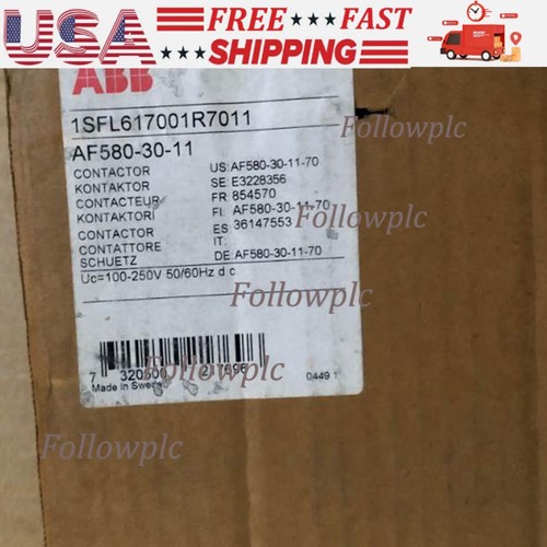 New ABB AF580-30-11 AF5803011 Three-pole AC Contactor 100-250V ...