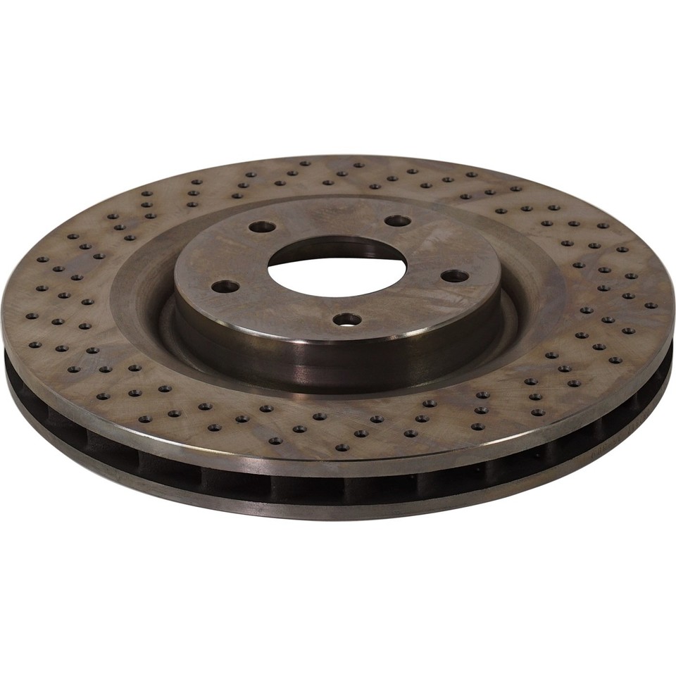 Front Cross-Drilled Disc Brake Rotors For 2005-2013 Chevrolet Corvette ...