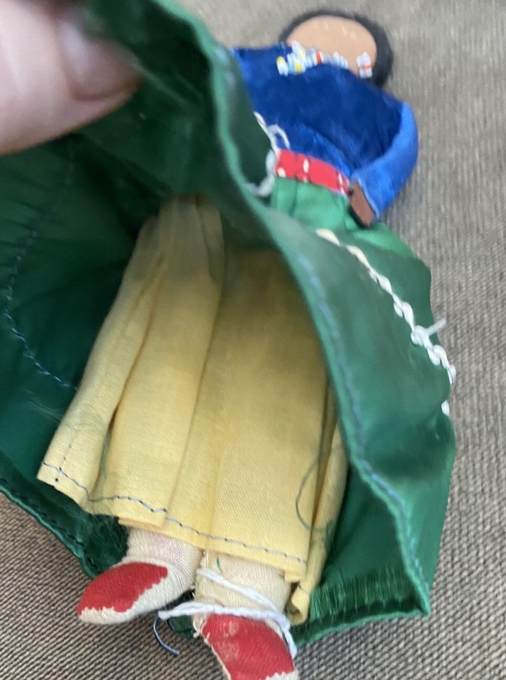 Vintage Handmade Navajo cloth doll Ragdoll Small 9” Native American ...