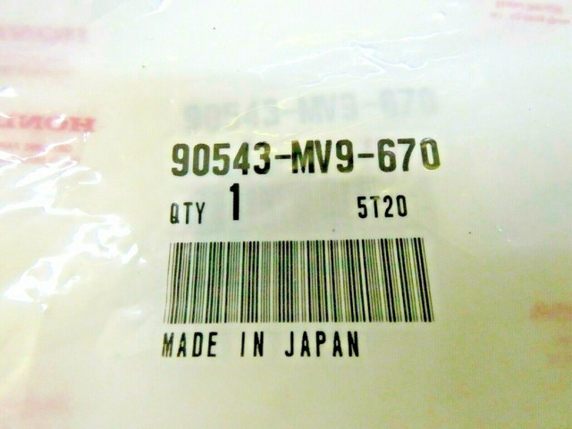 Genuine Honda Valve Cover Seal 90543-mv9-670 90543MV9670 for sale ...
