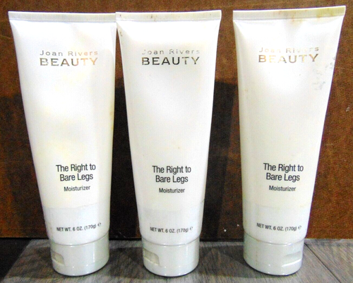 3 New Tube of Joan Rivers BEAUTY The Right to Bare Legs Moisturizer 6 ...