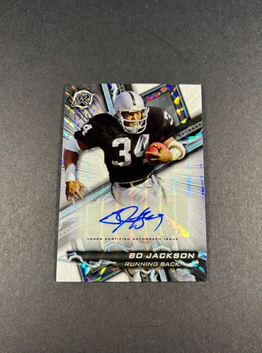 Bo Jackson White Geometric 13/15 - Resurgence Signatures - 2023 Topps ...