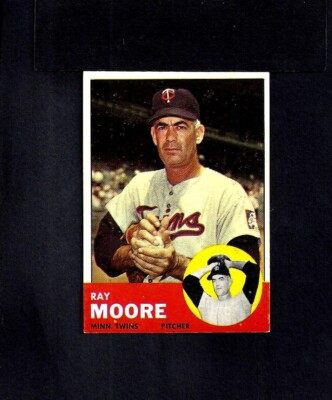 1963 TOPPS #26 RAY MOORE-5--TWINS--NO CREASES--EX/MT/NR/MT++ | eBay