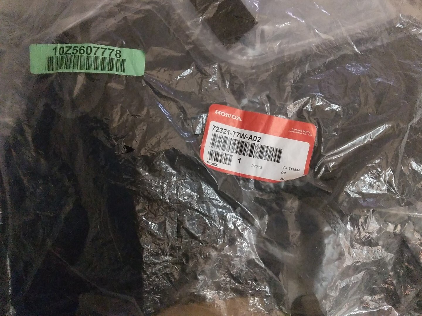 Genuine Honda OE Seal R. Fr. Part # 72321-T7W-A02 | eBay