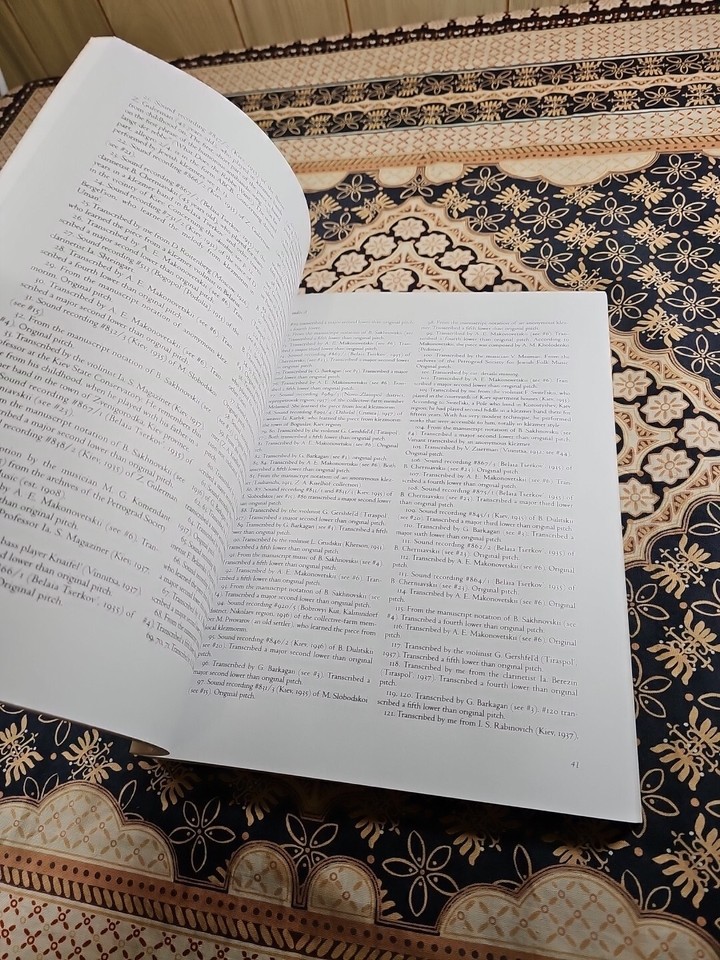 JEWISH INSTRUMENTAL FOLK MUSIC of MOSHE BEREGOVSKI PB Book w/CD ~NEAR ...