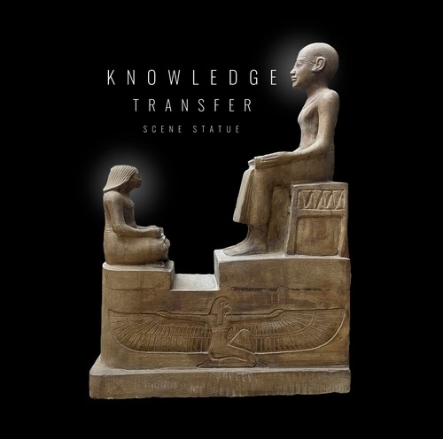 Knowledge transferring Scene statue, Egyptian statue Mythology of Ancient Egypt | eBay